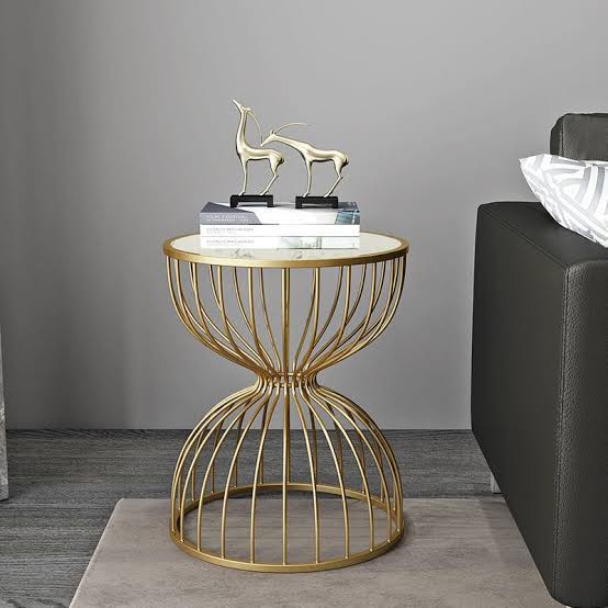 Damru Shaped Side Table - Na Dhukan - Pure Desi Market